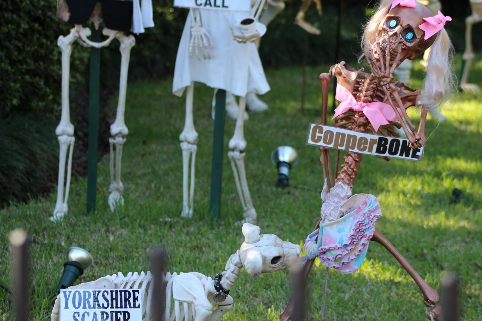 The Skeleton House: Halloween 2017 | A Very Sweet Blog