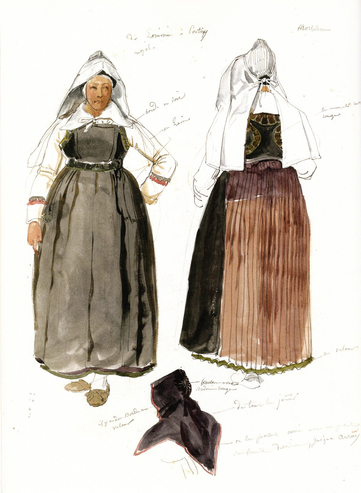 FolkCostume&Embroidery: A Closer view of Breton Costume, Part 4: Breton ...