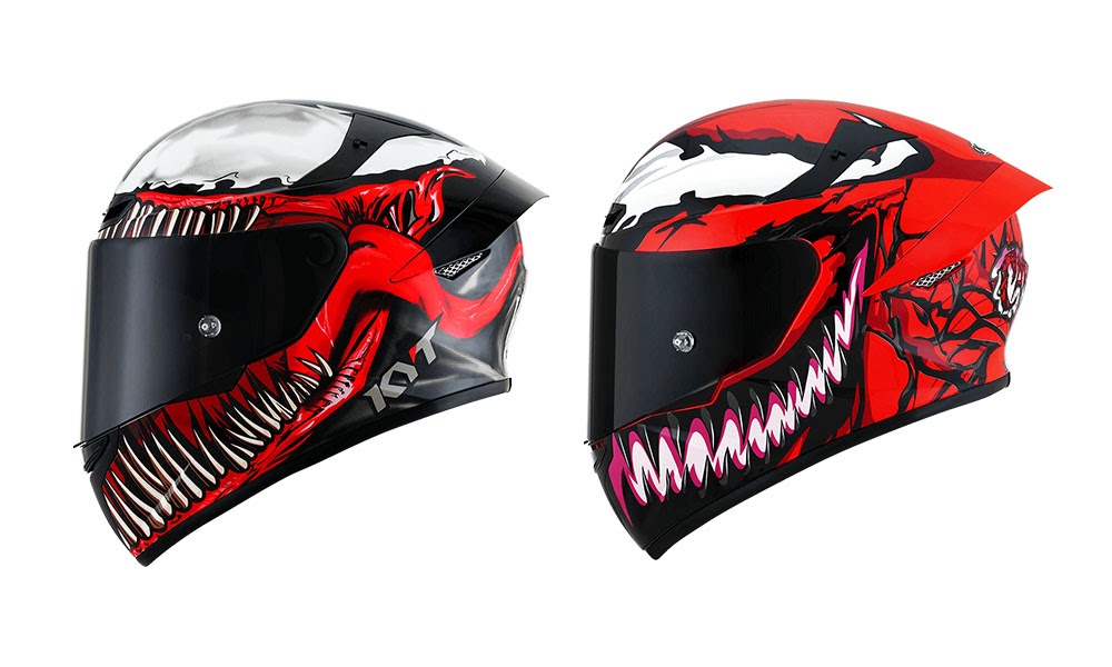 KYT Rilis TT Course Motif VENOM dan CARNAGE Limited Edition Seharga 1,5 ...