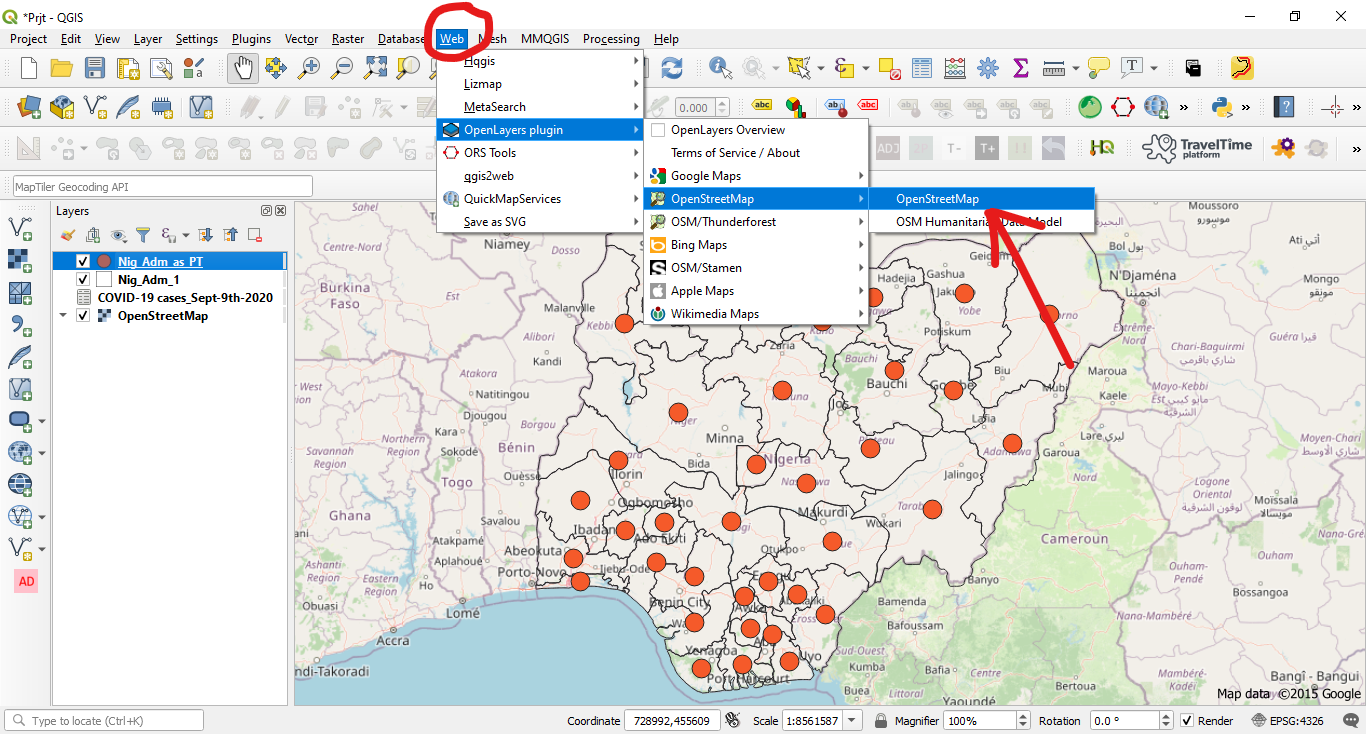 Geospatial Solutions Expert: Recreating NCDC Covid-19 GIS Maps