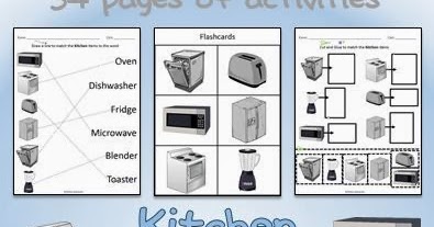 Kitchen Vocab Unit for student with Special Needs - Breezy Special Ed