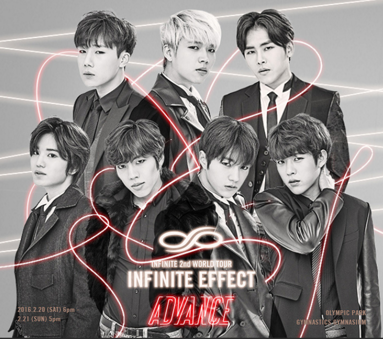 2016 INFINITE 2nd WORLD TOUR [INFINITE EFFECT] ADVANCE首爾安可演唱會 票價/座位圖/周邊 ...