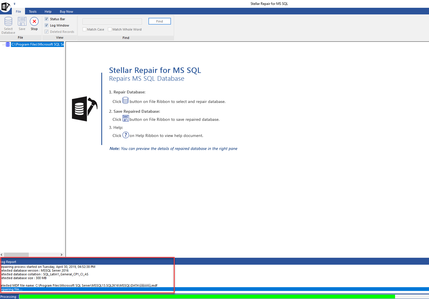 Stellar Repair For Ms Sql Product Review Sqlservercentral