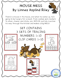 MOUSE MESS MATH UNIT ADD-ON ~ Book Units by Lynn