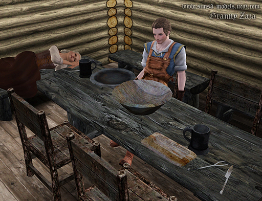 entertainment world: My Sims 3 Blog: Skyrim Dining Set by Granny Zaza
