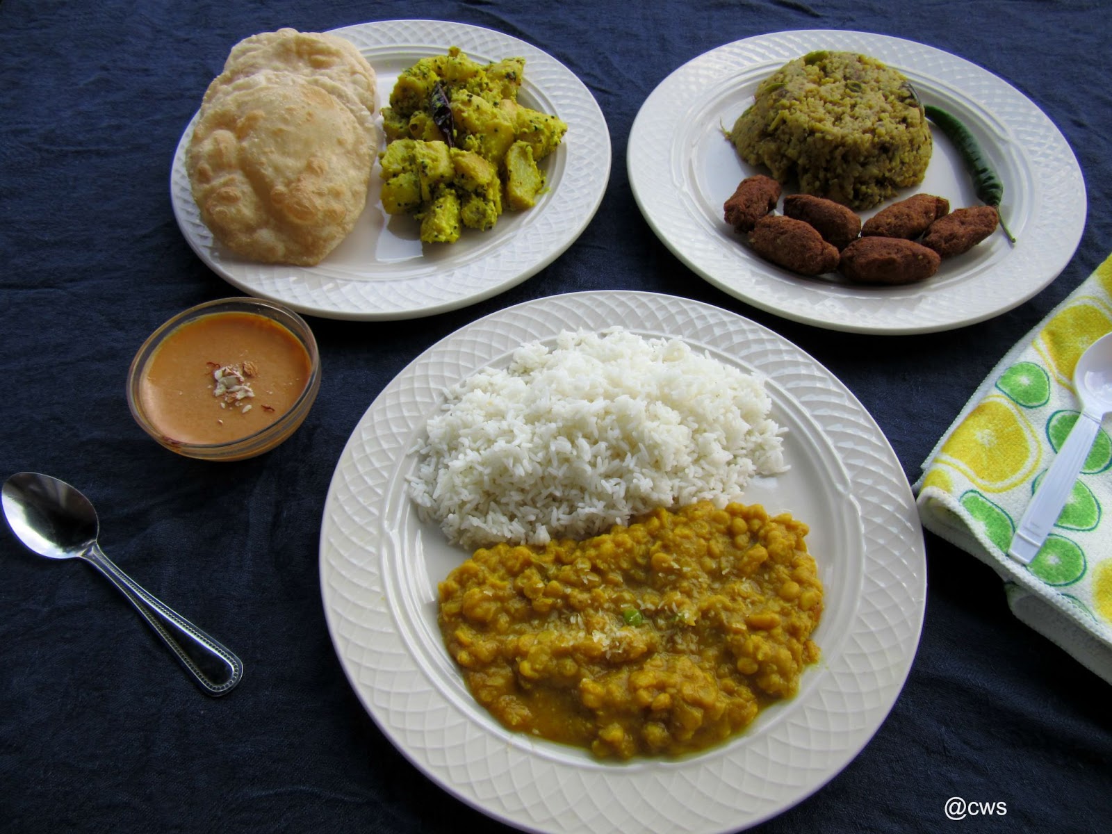 Mini Bengali Thali - Cooking With Sapana