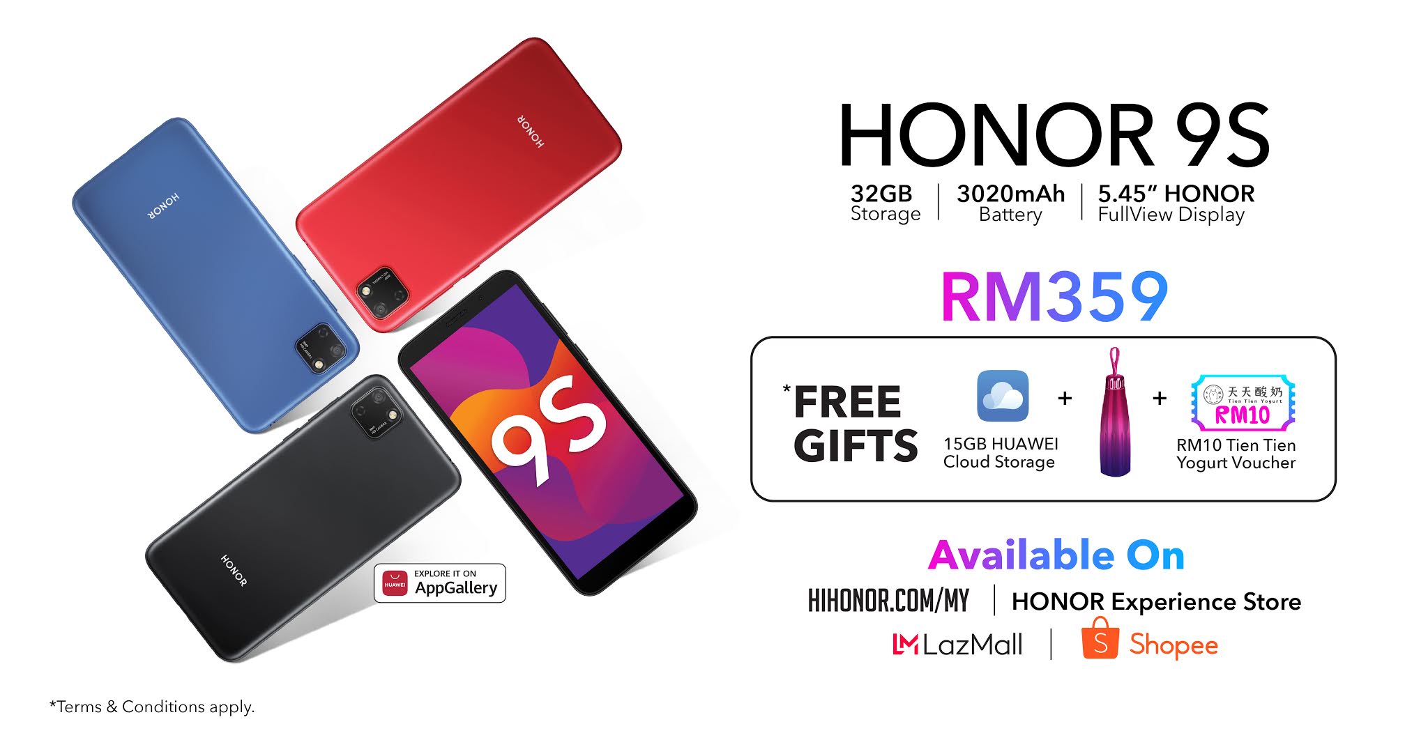 HONOR Launches New Budget-Friendly Smartphone HONOR 9S Packing The ...