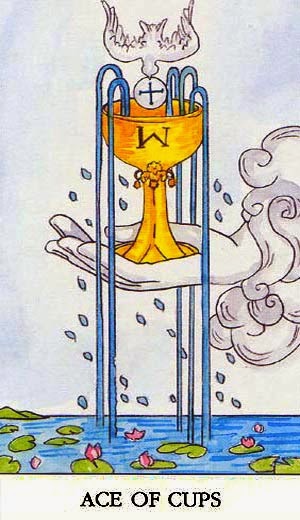 Ás de Copas como Carta do Dia - Rosane Tarot