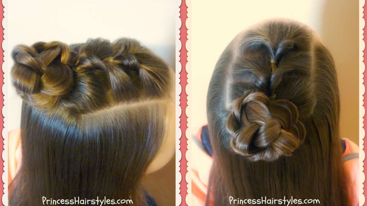 3 More Cute Half Up Bun Hairstyle Tutorials | Hairstyles For Girls ...