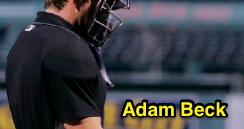 MLB Debut of Umpire Adam Beck | Close Call Sports & Umpire Ejection ...