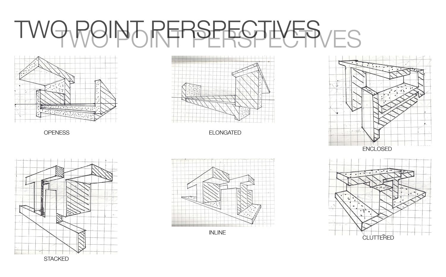 Architectural Simplicity: Two Point Perspectives and Feedback Sheet