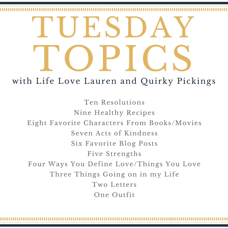 quirky pickings: tuesday topics: two letters