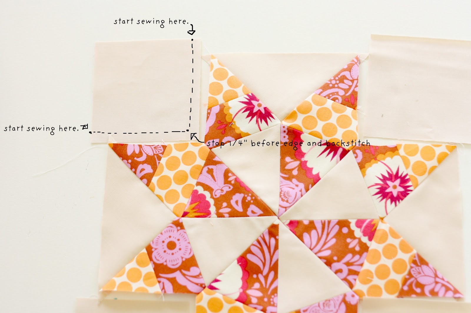 Texas Star Quilt Block Tutorial