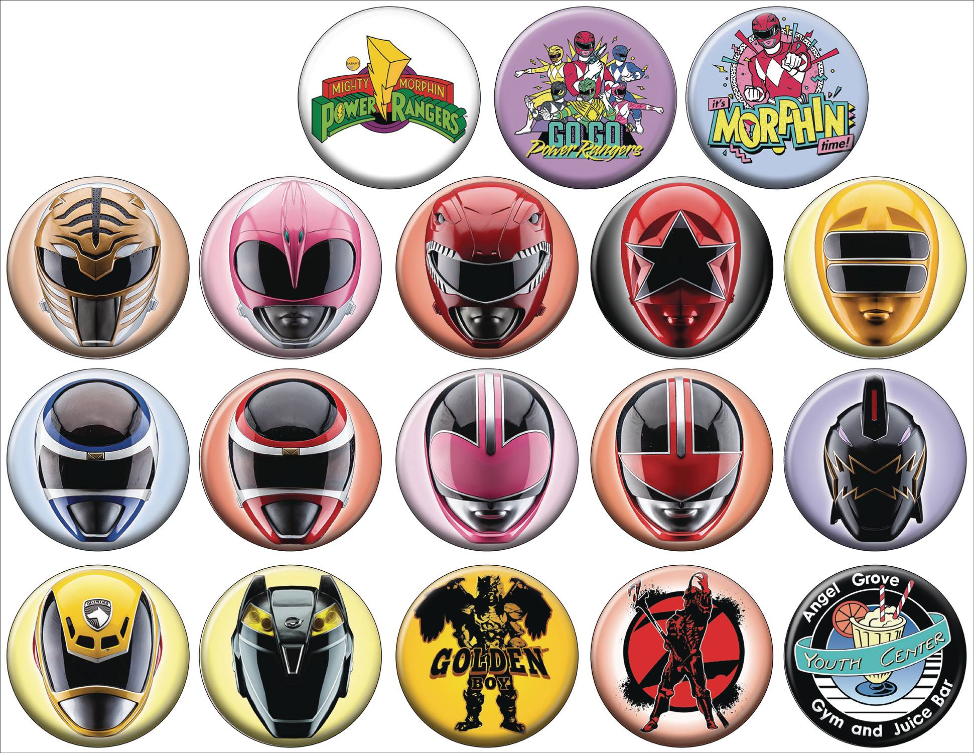 NickALive!: Ata Boy to Release New 'Power Rangers' Buttons and Magnets ...