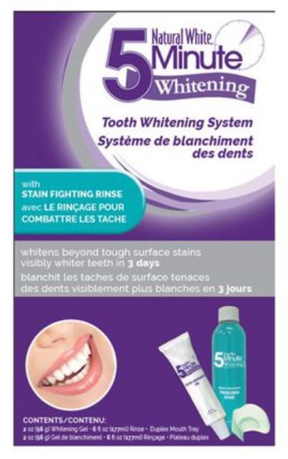 Natural White 5 Minute Tooth Whitening System | Beauty Crazed in Canada