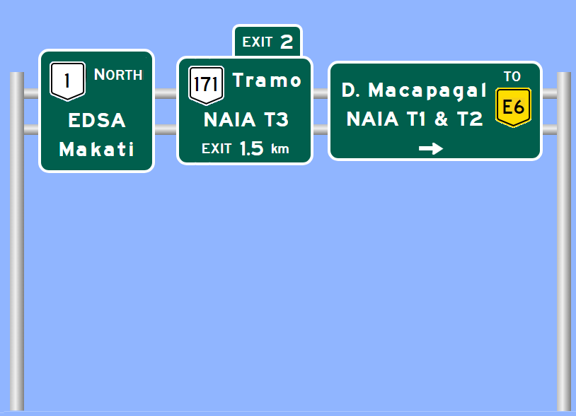EDSA Pasay-Guadalupe sign ideas - ROUTE SHIELDS INCLUDED