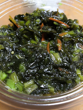Nozawana pickles with Wasabi