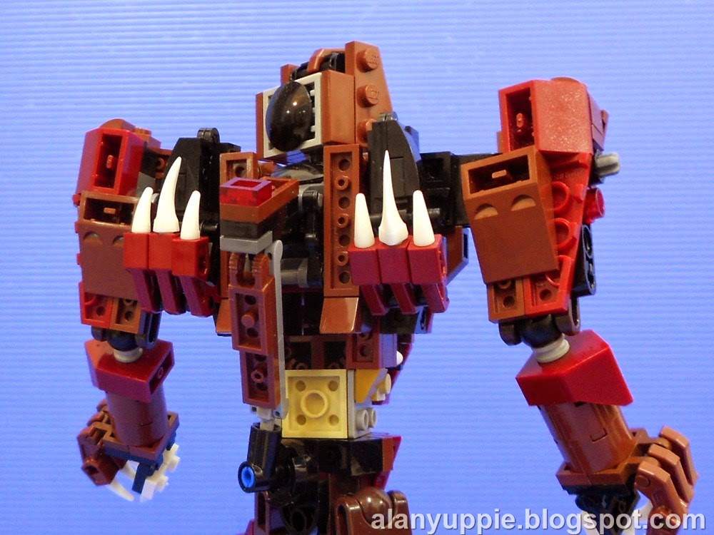 Alanyuppie's LEGO Transformers: LEGO Beast Wars Dinobot Part 2: Robot mode