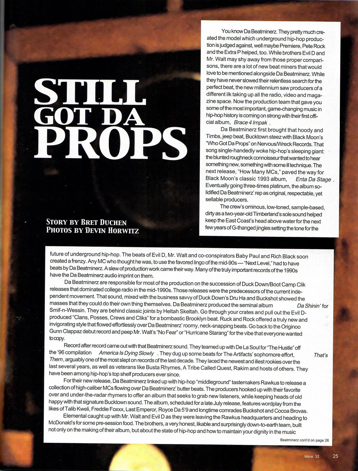 HipHop-TheGoldenEra: Da Beatminerz - Still Got Da Props