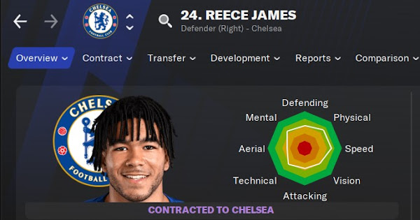 Football Manager 2021 - Reece James | FM21 | FM Blog | FM24
