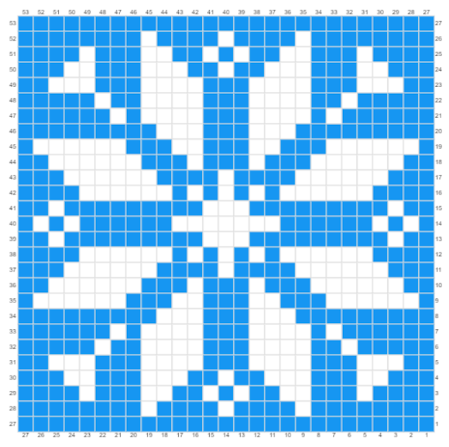 DIY Crochet Lily: [Free patterns] C2C Christmas star. One of the square ...