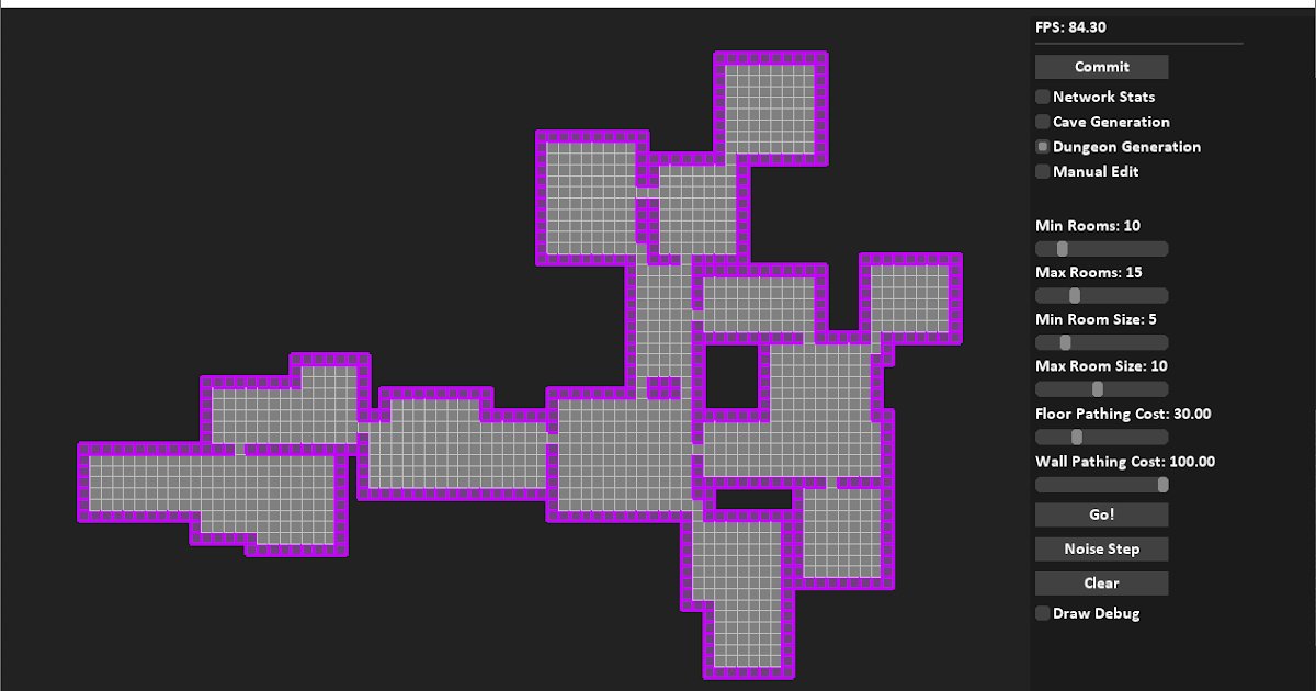 Wax Project: Procedural Dungeon Generation