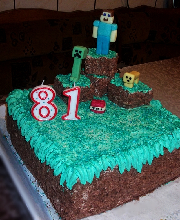 diana's cakes love: Tort Minecraft