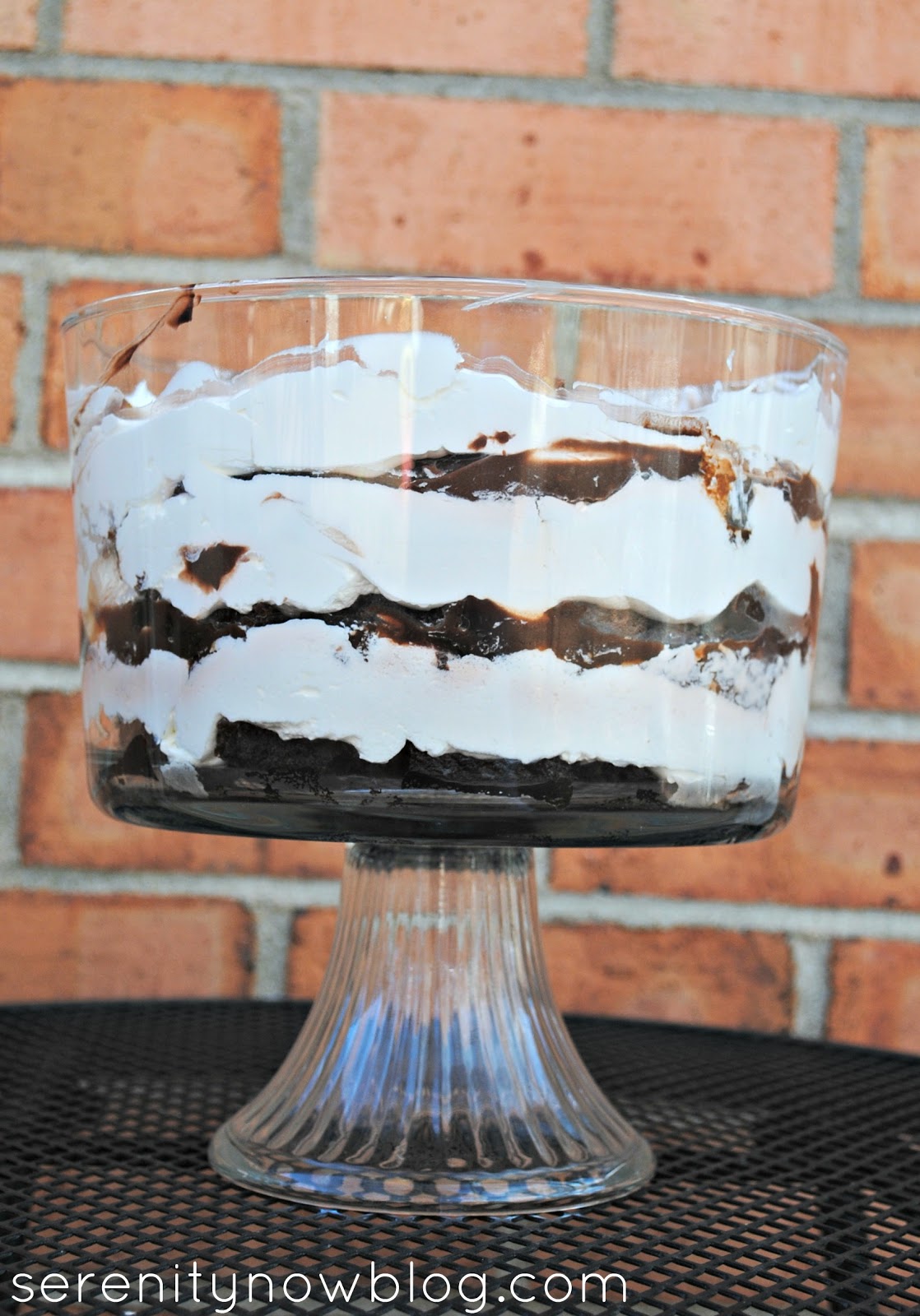 Serenity Now: Chocolate Brownie Trifle (Easy Holiday Dessert)