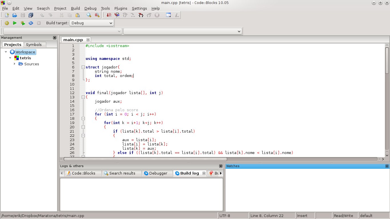 Codeblocks Ide C C Multiplataforma E Open Source ~ Linux E Programação