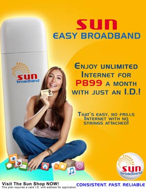 Sun Easy Broadband 899 Postpaid Plan - Get Unlimited Internet for P899 ...
