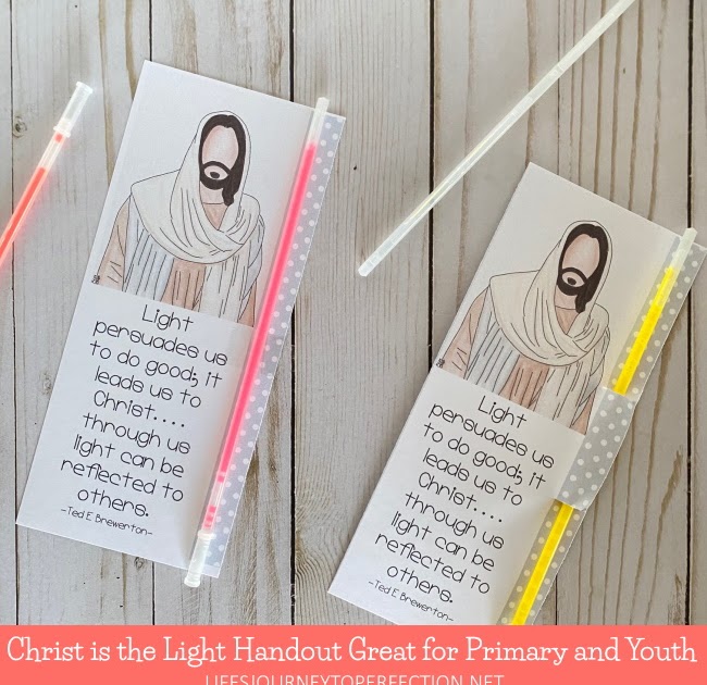 Life's Journey To Perfection: Christ is the Light and We can Reflect ...