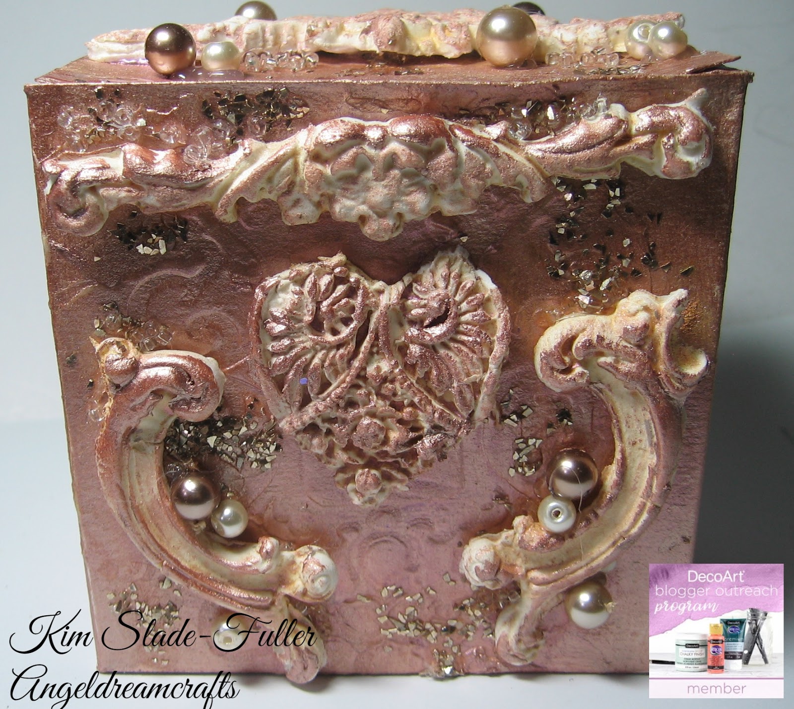 AngelDream Crafts: Mixed Media Gift Boxes Featuring DecoArt