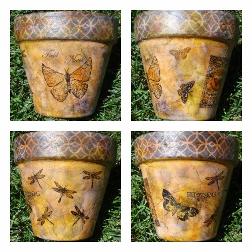 A Vintage Journey: Destination Inspiration - Altered Clay Pot