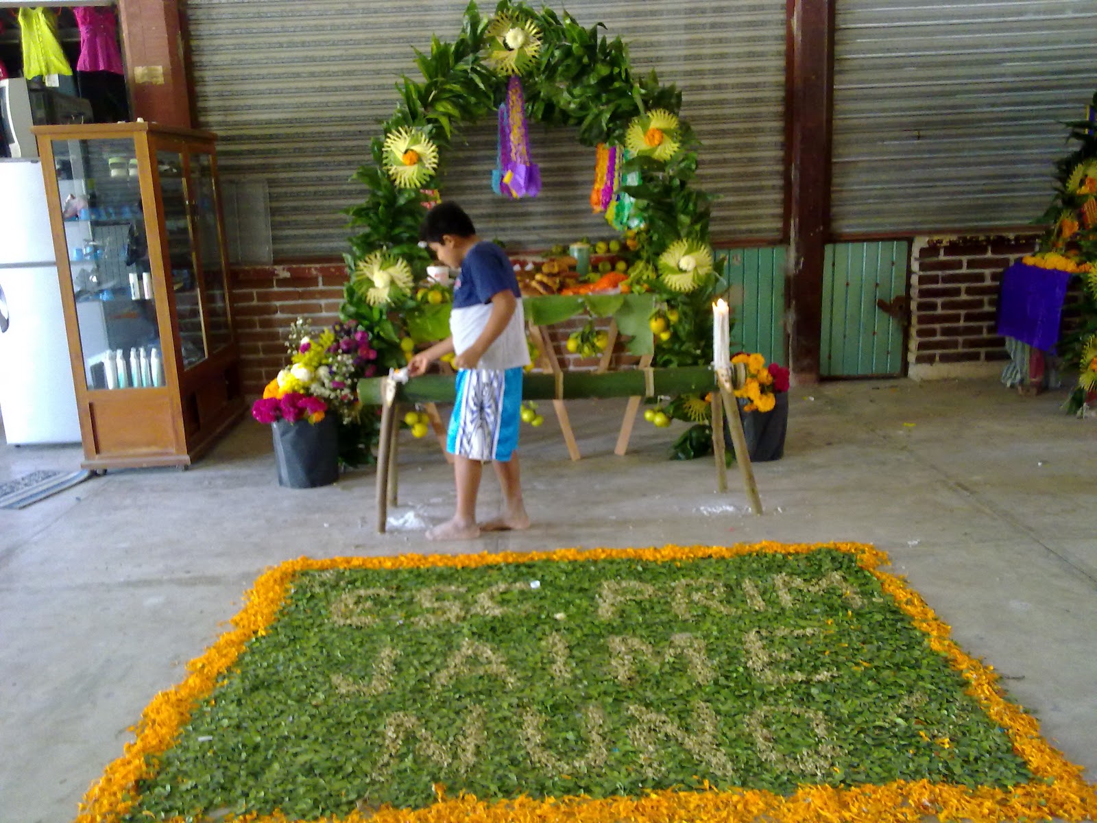 COMUNICANDO A PUEBLILLO Y EL LLANO PAPANTECO: ALTARES DE DIA DE MUERTOS