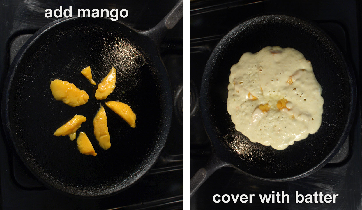The 99 Cent Chef: Mango Pancakes - Video Recipe