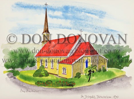 Don Donovan's World: Country Churches of NZ 67. St. Joseph's, Jerusalem ...