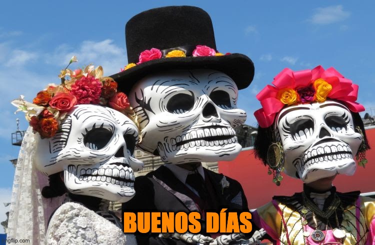 Day of the Dead Good Morning..
