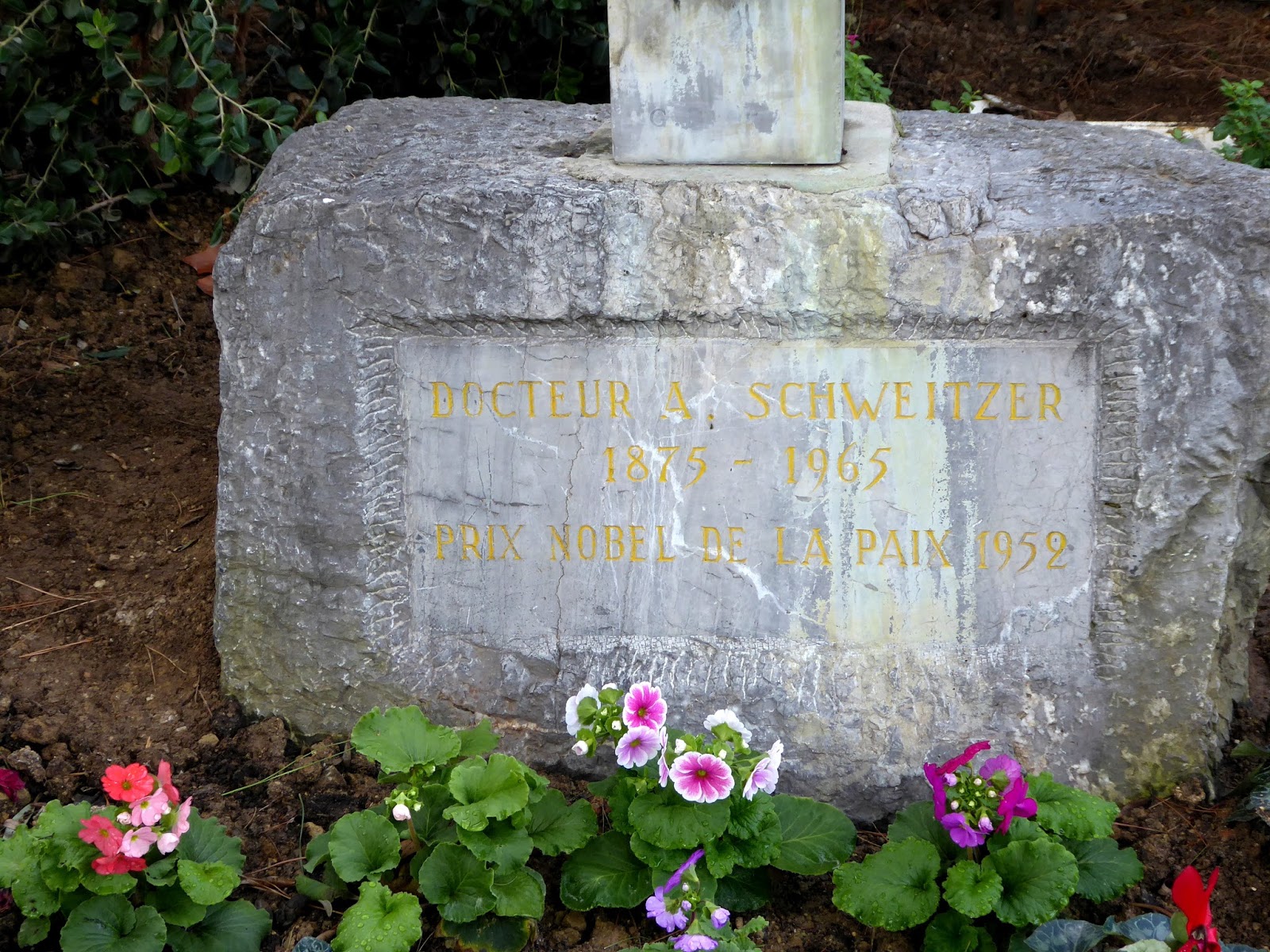 Photo-ops: Nobel Laureate: Dr. Albert Schweitzer - Monaco-Ville, Monaco