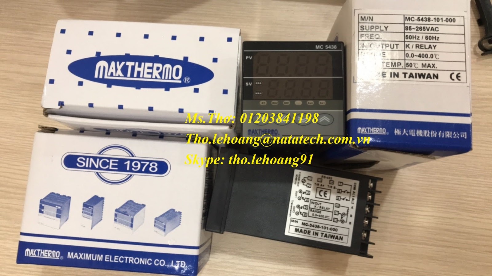 Bộ điều khiển nhiệt độ Maxthermo MC-2838-301-000