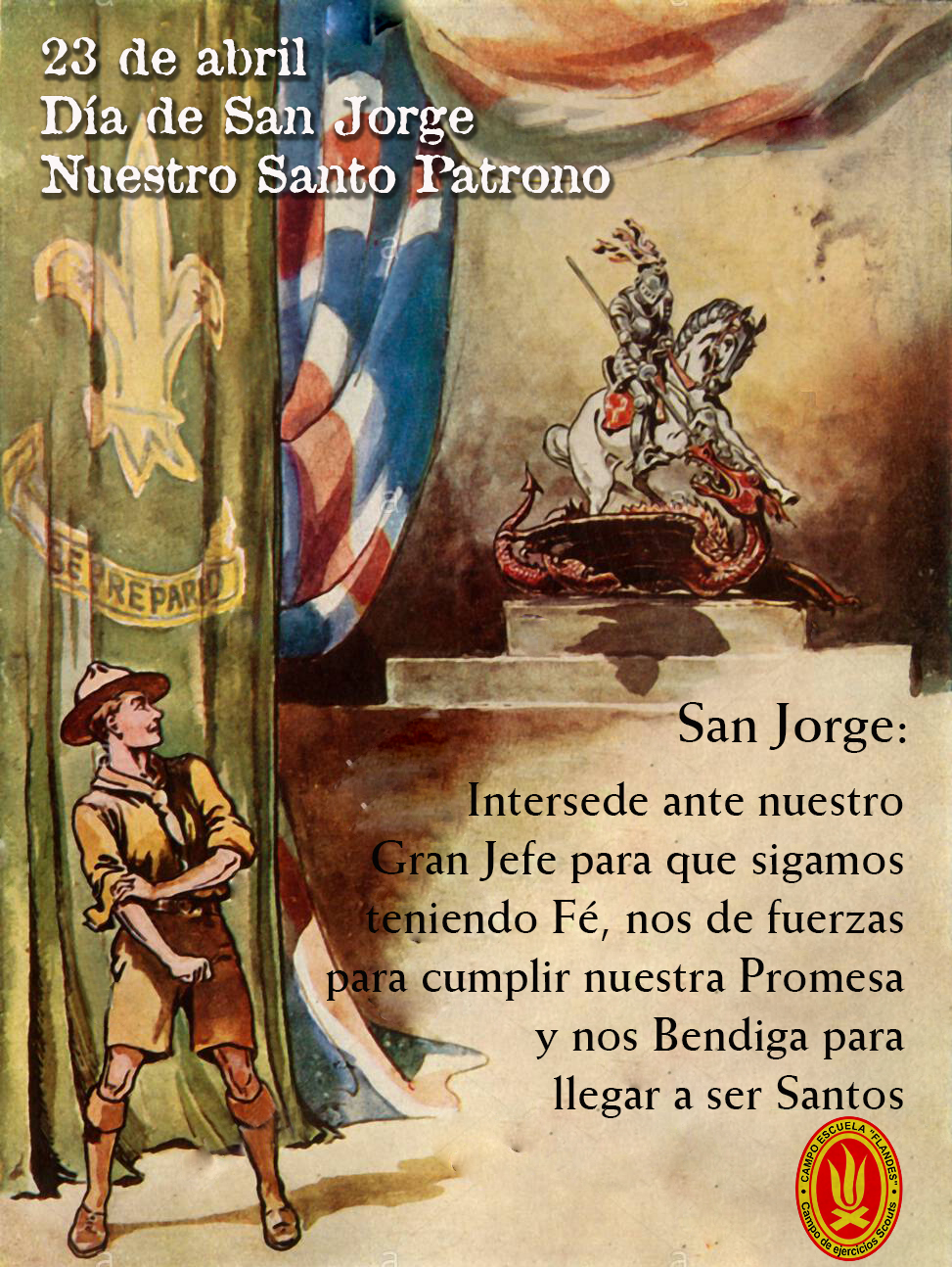 CAMPO ESCUELA FLANDES: FELIZ DIA DE SAN JORGE!!!