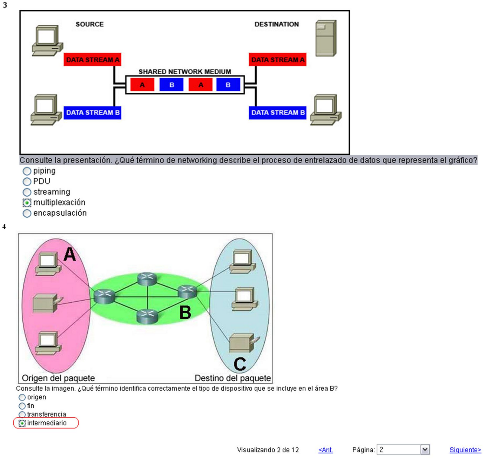 Todos Los Examenes CCNA 4.0 Modulo 1: Capitulo 2 - CCNA Modulo 1