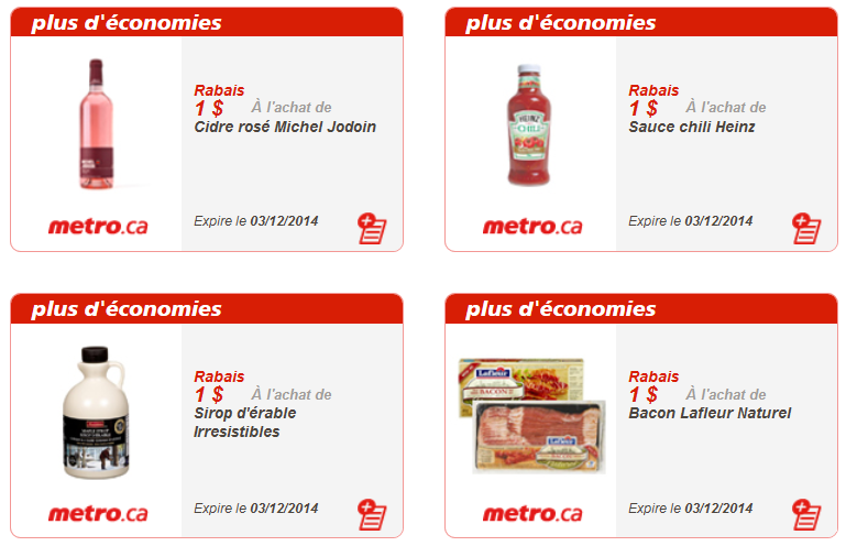 Les Coupons Rabais: Les nouveaux coupons Metro sont maintenant disponible!