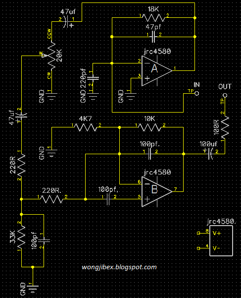 WONG JIBEX's: Skema Rangkaian Master Mixer