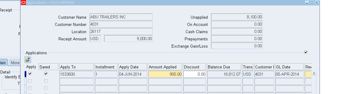 AR Receipts : Receipt Creation Tutorial by Pranay Tiwari