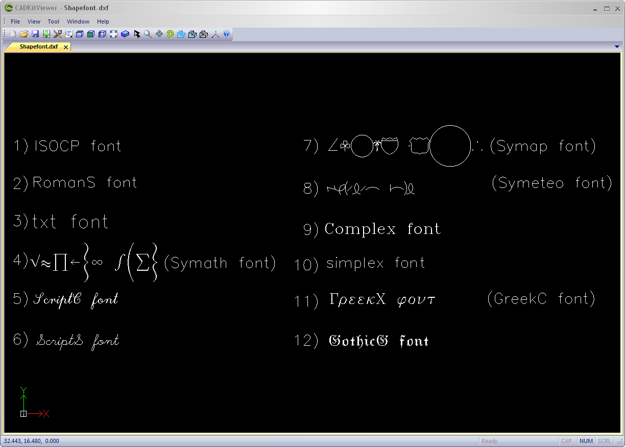 CADKit - Get inside the CAD: Sample DXF files