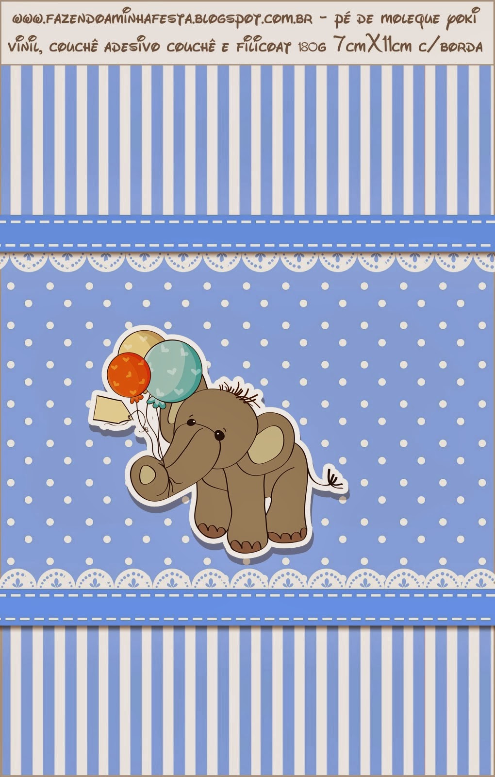 Lovely Elephant with Balloons: Free Printable Candy Buffet Labels. - Oh ...