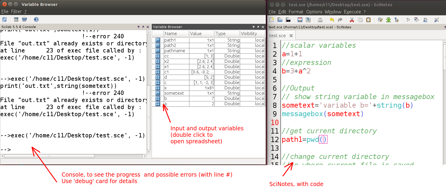 CalculiX - Free Finite Element Software: Getting Started with Scilab