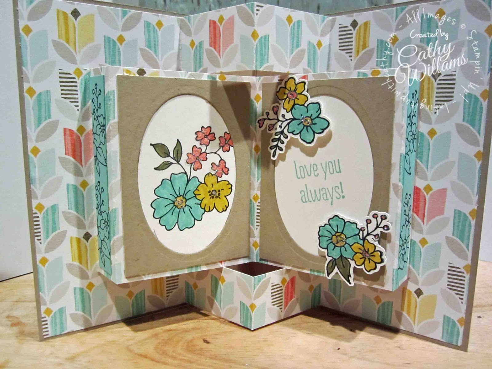 Inking It Up With Cathy: Making a Pop Up Book Card....