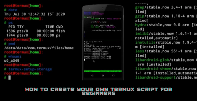 How to Create Your Own Termux Script for Beginners - Mr.dellay