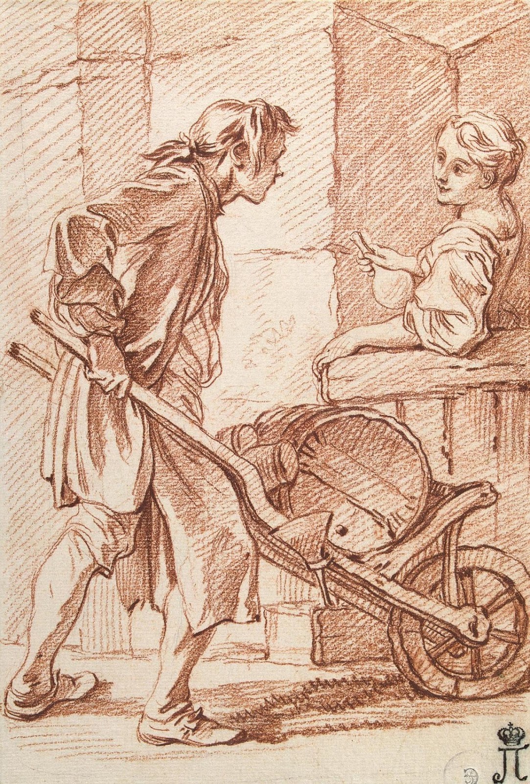 Spencer Alley: Red Chalk – French Drawings – 1700-1750